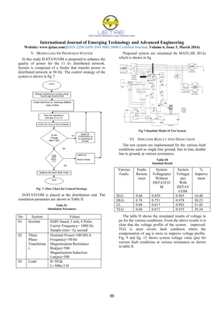 Power Quality Enhancement in Power Distribution System by Using Fuzzy Logic Controlled D-STATCOM ...
