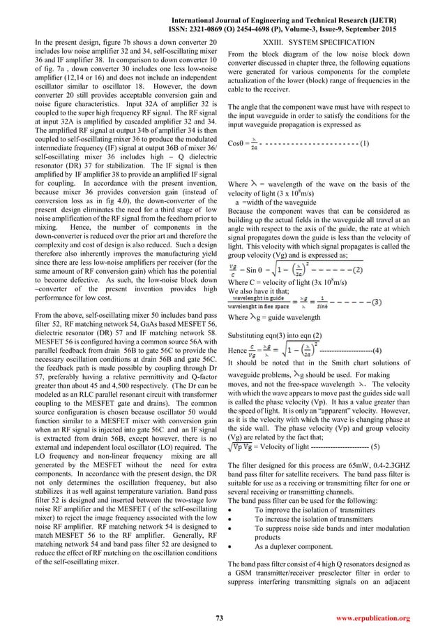 Modelling, Simulation and Analysis of a Low-Noise Block Converter (LNBC ...