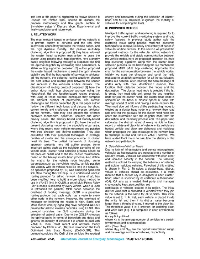 VANET Clustering | PDF | Computer Networking | Computing