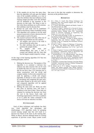 Data Mining Classification Comparison (Naïve Bayes and C4.5 Algorithms) | PDF | Databases ...