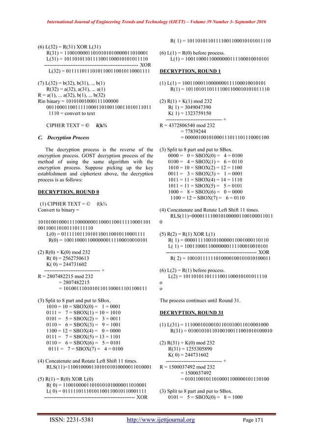 The Understanding of GOST Cryptography Technique | PDF