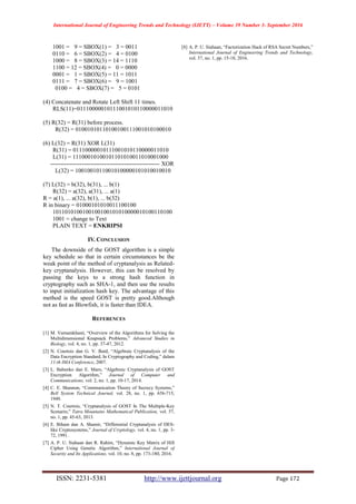 The Understanding of GOST Cryptography Technique | PDF