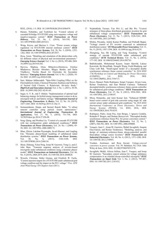 Power Quality Improvement in Microgrids using STATCOM under Unbalanced Voltage Conditions | PDF