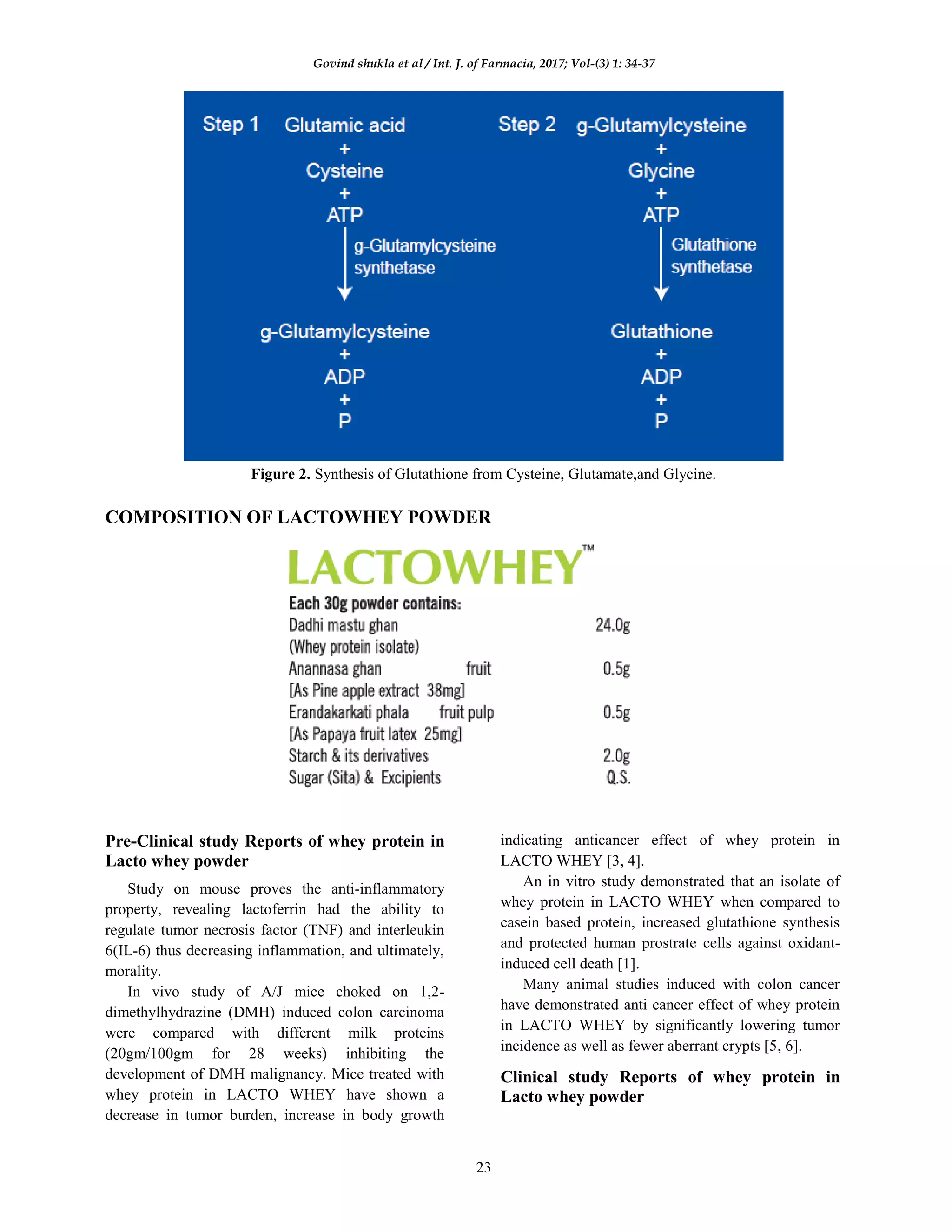 LACTOWHEY powder: Provides body’s defense against cancer | PDF