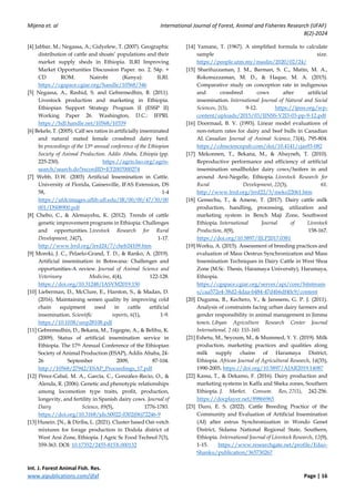 Assessing Artificial Insemination Service Effectiveness and Evaluation ...