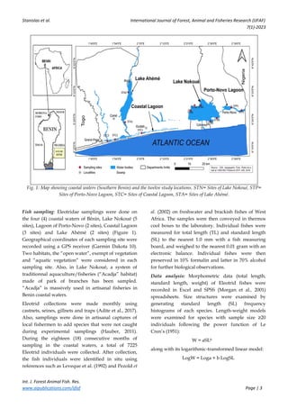 Assessment of size structures, length-weight models and condition ...