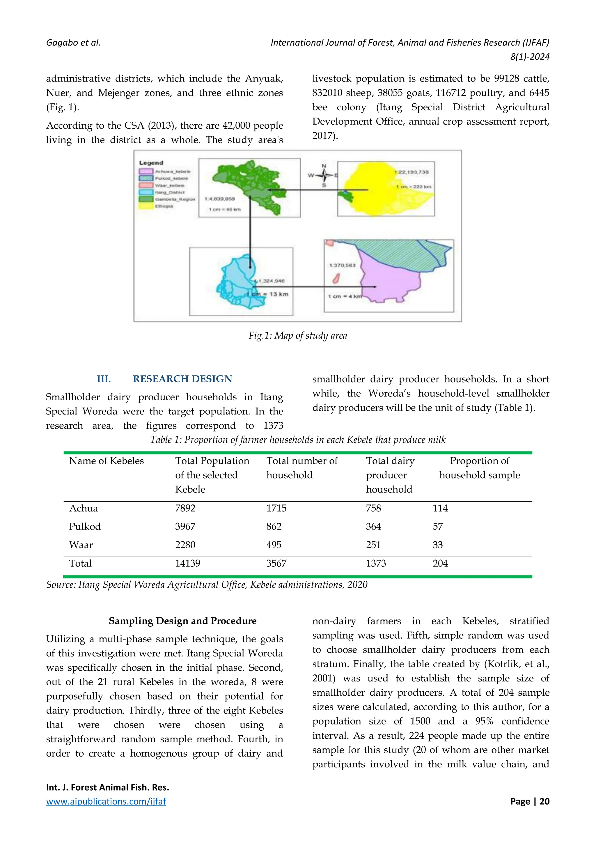 Analysis of Value Chain of Cow Milk: The Case of Itang Special Woreda ...