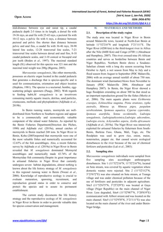 Aspects of life-history strategy of Marcusenius senegalensis (Pisces ...