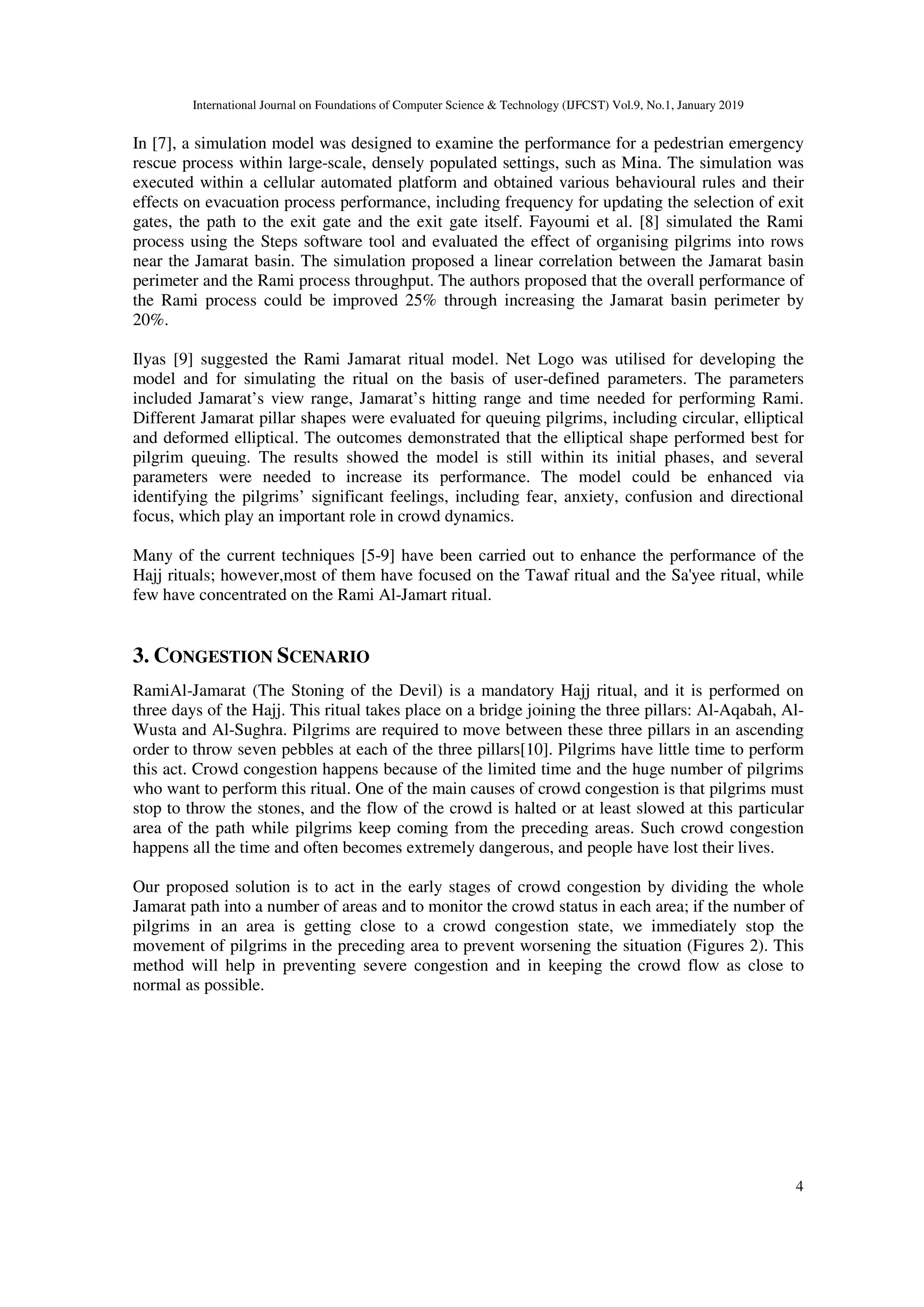 PILGRIMAGE (HAJJ) CROWD MANAGEMENT USING AGENT-BASED METHOD | PDF