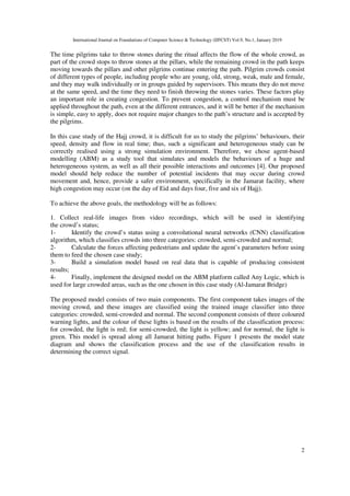 PILGRIMAGE (HAJJ) CROWD MANAGEMENT USING AGENT-BASED METHOD | PDF