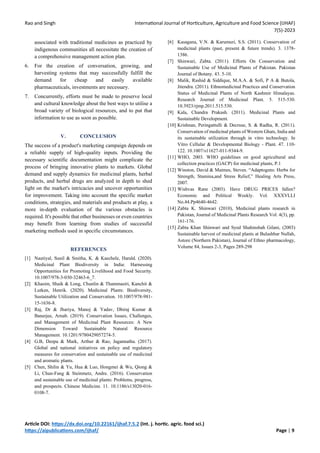 Challenges and Strategies of Marketing of Medicinal Plants | PDF