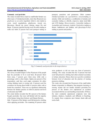 Knowledge and Practice of Pesticides use among Small Holder farmers in ...