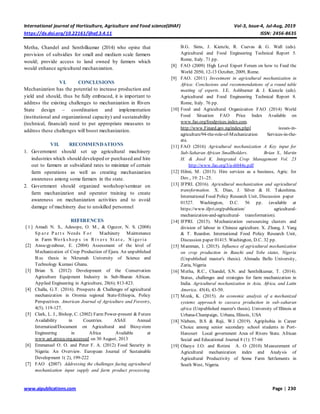 Lecturers’ Perception on Agriculture Mechanization in Rivers State, Nigeria | PDF