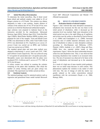 Hydration Kinetics of Blanched and Unblanched Sword Beans | PDF ...