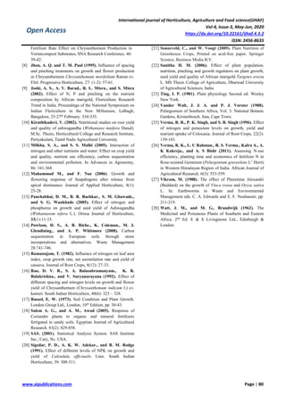 Effect of nitrogen fertilization, agricultural media, and pinching on ...