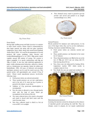 Scope of Value- addition in Potato | PDF