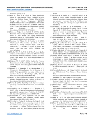 Scope of Value- addition in Potato | PDF