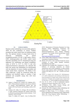 Optimization and Modeling of Energy Bars Based Formulations by Simplex ...