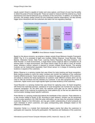 Big Data Analytics on Customer Behaviors with Kinect Sensor Network | PDF