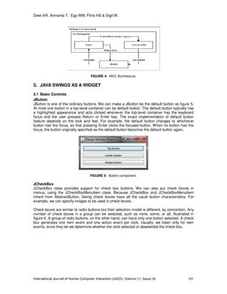 The Use of Java Swing’s Components to Develop a Widget | PDF ...