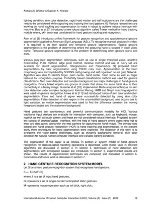 Hand Segmentation Techniques to Hand Gesture Recognition for Natural Human Computer Interaction ...