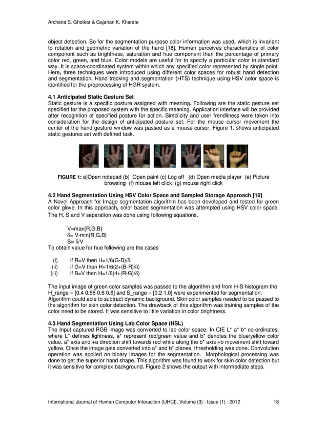 Hand Segmentation Techniques to Hand Gesture Recognition for Natural ...