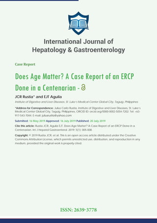 International Journal of Hepatology & Gastroenterology | PDF
