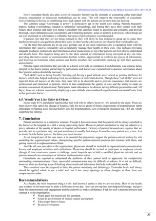 A Study to Evaluate the Cause of Different Consultant or Hospital Visit ...