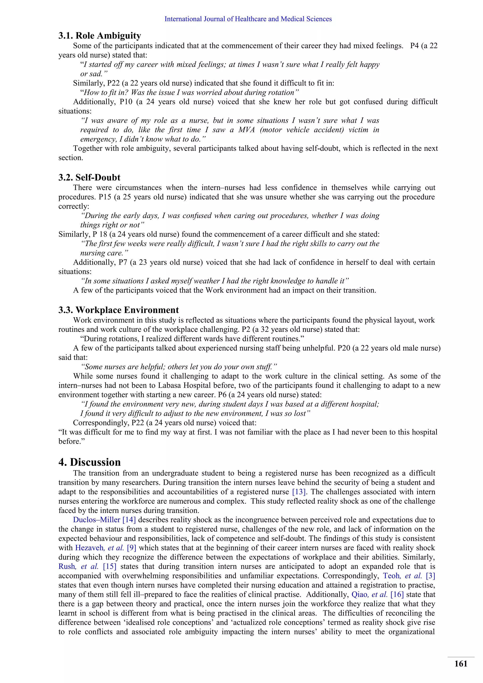 Reality Shock: A Transitional Challenge Faced By Intern Nurses at ...