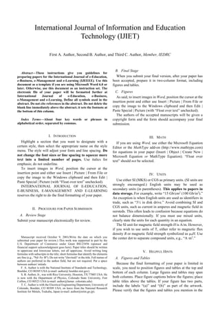 Ijiet template | PDF