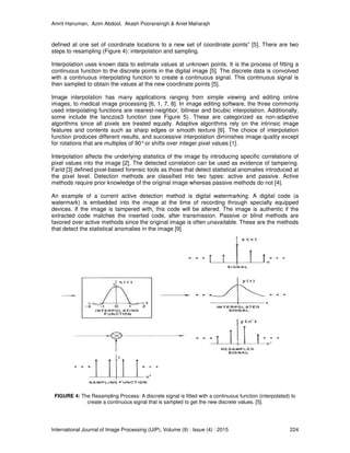 A Novel Approach To Detection and Evaluation of Resampled Tampered Images | PDF | Photo Editing ...