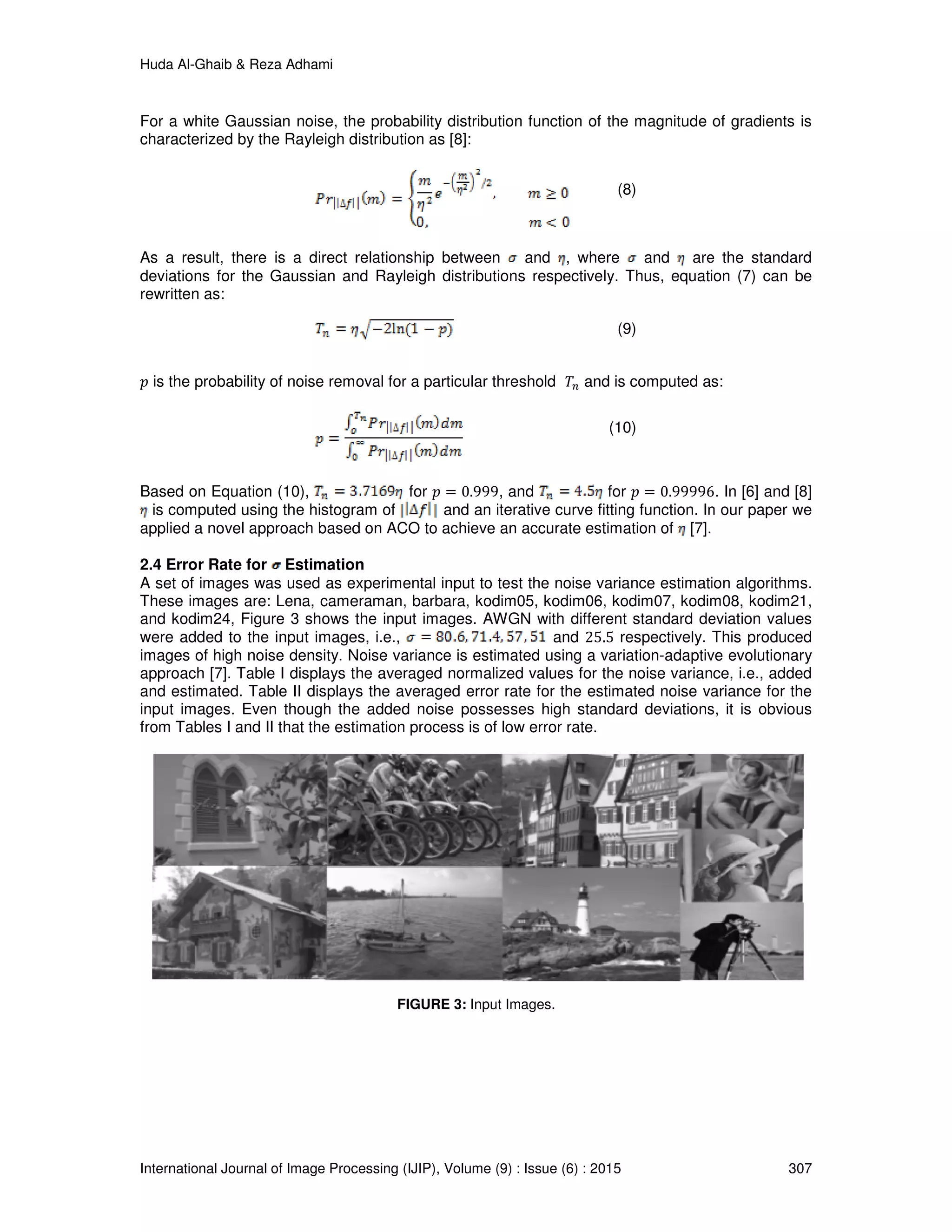 Denoising Process Based on Arbitrarily Shaped Windows | PDF