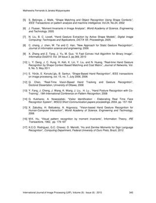 Novel Approach to Use HU Moments with Image Processing Techniques for ...