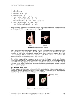 Novel Approach to Use HU Moments with Image Processing Techniques for ...