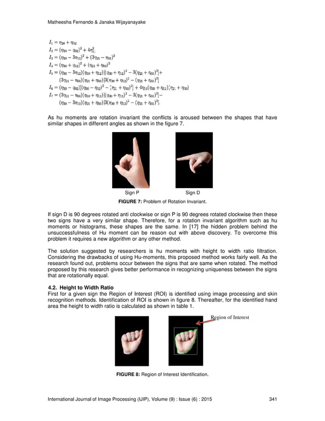 Novel Approach to Use HU Moments with Image Processing Techniques for ...