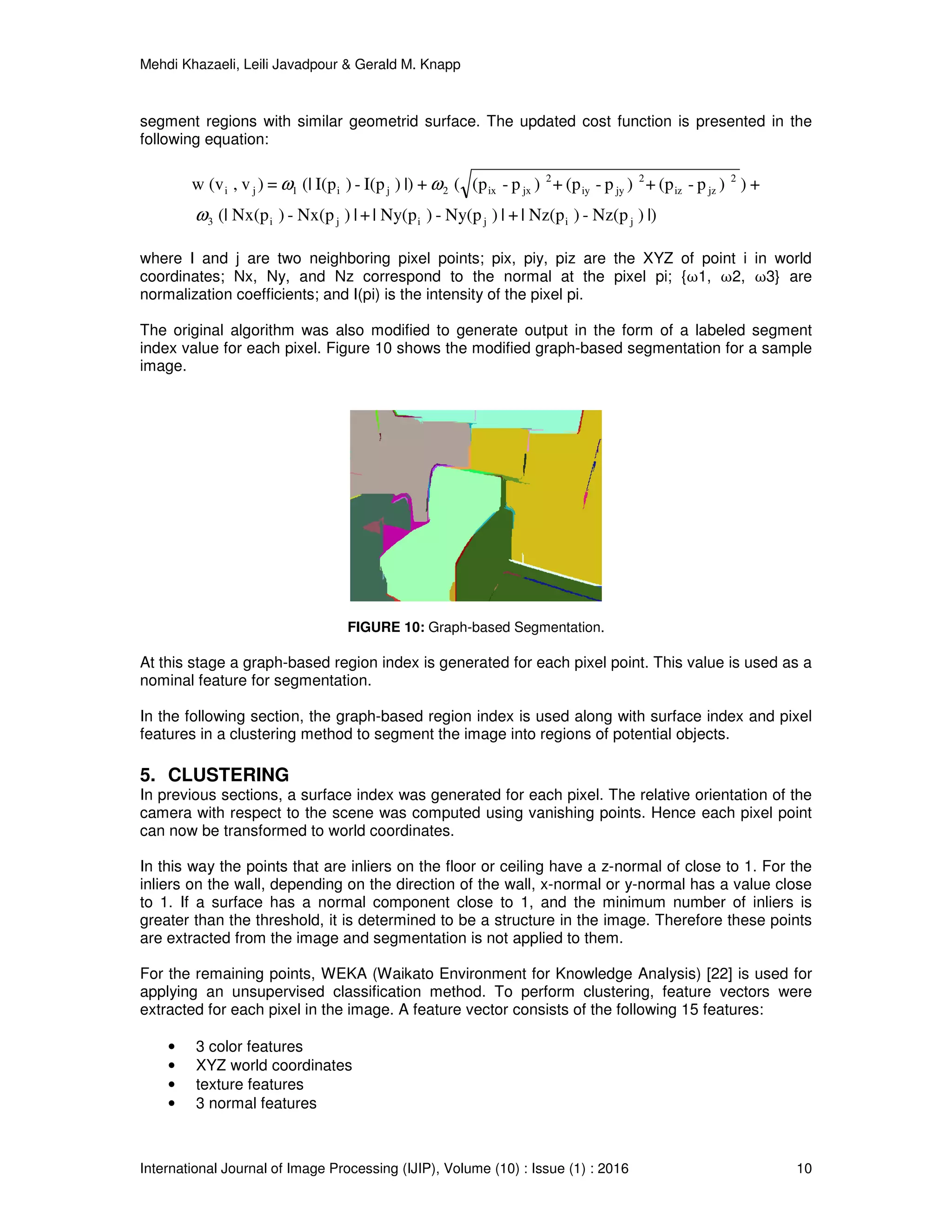 Image Segmentation from RGBD Images by 3D Point Cloud Attributes and ...