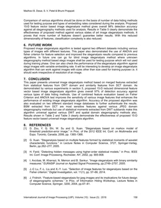 ANOVA and Fisher Criterion based Feature Selection for Lower Dimensional Universal Image ...