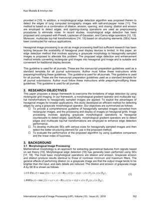 An Edge Detection Method for Hexagonal Images | PDF