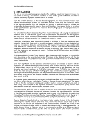 Generation of Skin Diseases into Synthetic Fingerprints | PDF ...