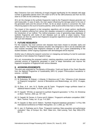 Generation of Skin Diseases into Synthetic Fingerprints | PDF ...