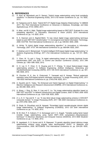 Hybrid Digital Image Watermarking using Contourlet Transform (CT), DCT and SVD | PDF