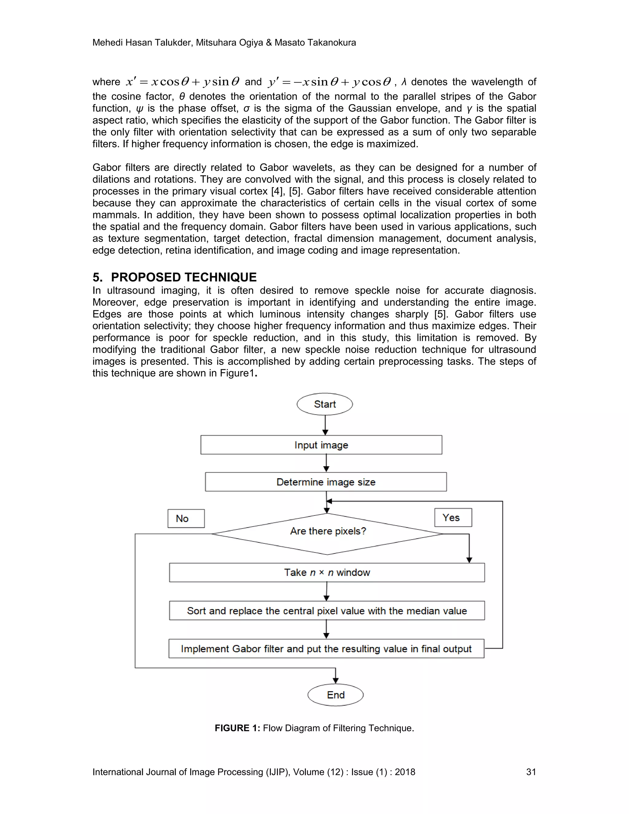 New Noise Reduction Technique for Medical Ultrasound Imaging using ...