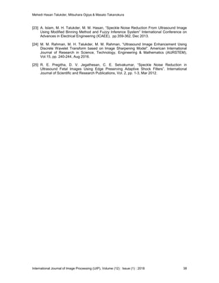 New Noise Reduction Technique for Medical Ultrasound Imaging using Gabor Filtering | PDF