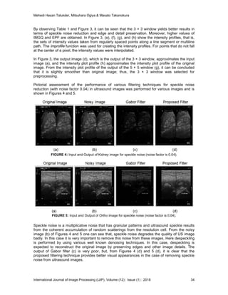 New Noise Reduction Technique for Medical Ultrasound Imaging using Gabor Filtering | PDF