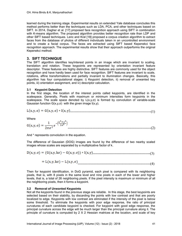 An Efficient Face Recognition Using Multi Kernel Based Scale Invariant Feature Transform Pdf
