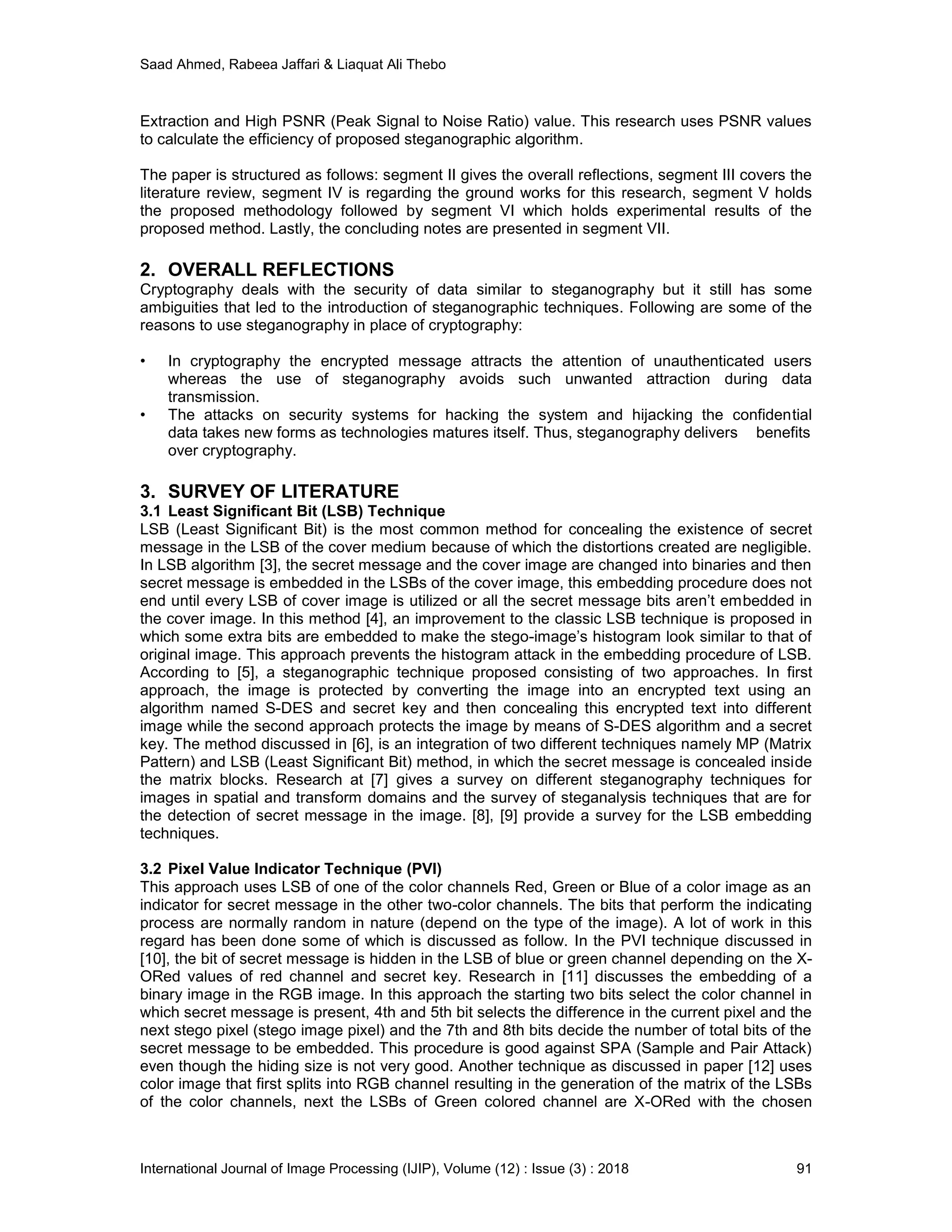 Data Hiding Using Green Channel as Pixel Value Indicator | PDF
