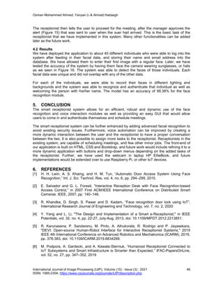 A Smart Receptionist Implementing Facial Recognition and Voice ...