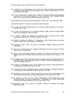 A New Wavelet based Digital Watermarking Method for Authenticated Mobile Signals | PDF