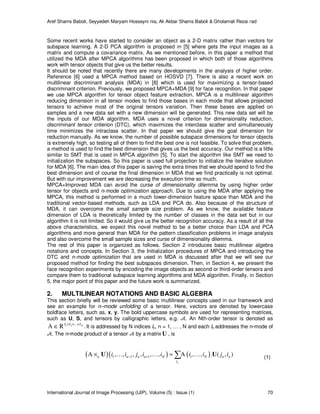 A New Method Based on MDA to Enhance the Face Recognition Performance | PDF