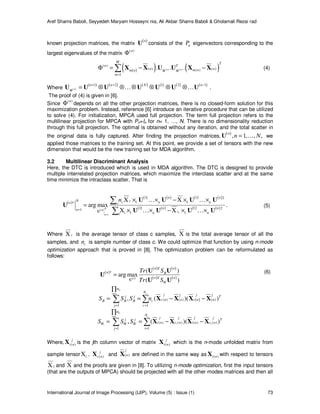 A New Method Based on MDA to Enhance the Face Recognition Performance | PDF